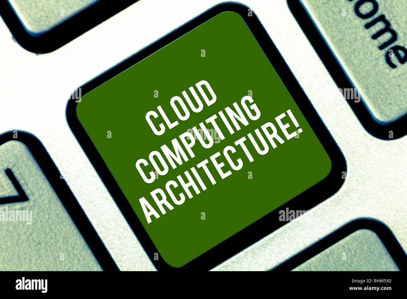 Word Writing Text Cloud Computing Architecture Business Concept For Components And The