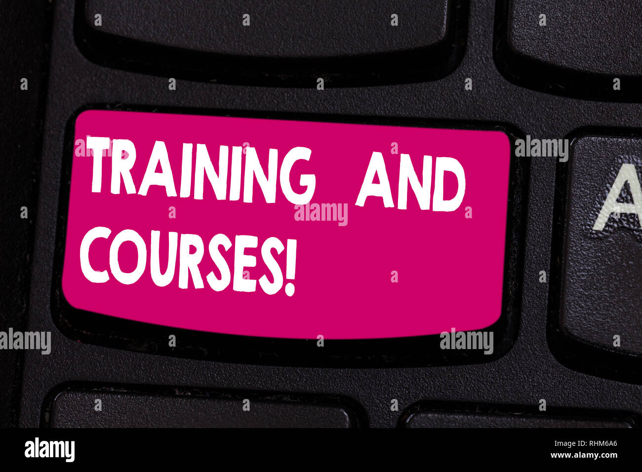 Text sign showing Training And Courses. Conceptual photo series of ...