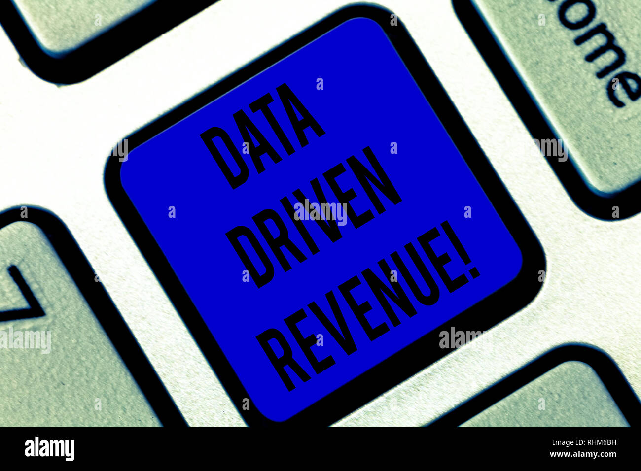 Writing note showing Data Driven Revenue. Business photo showcasing ...