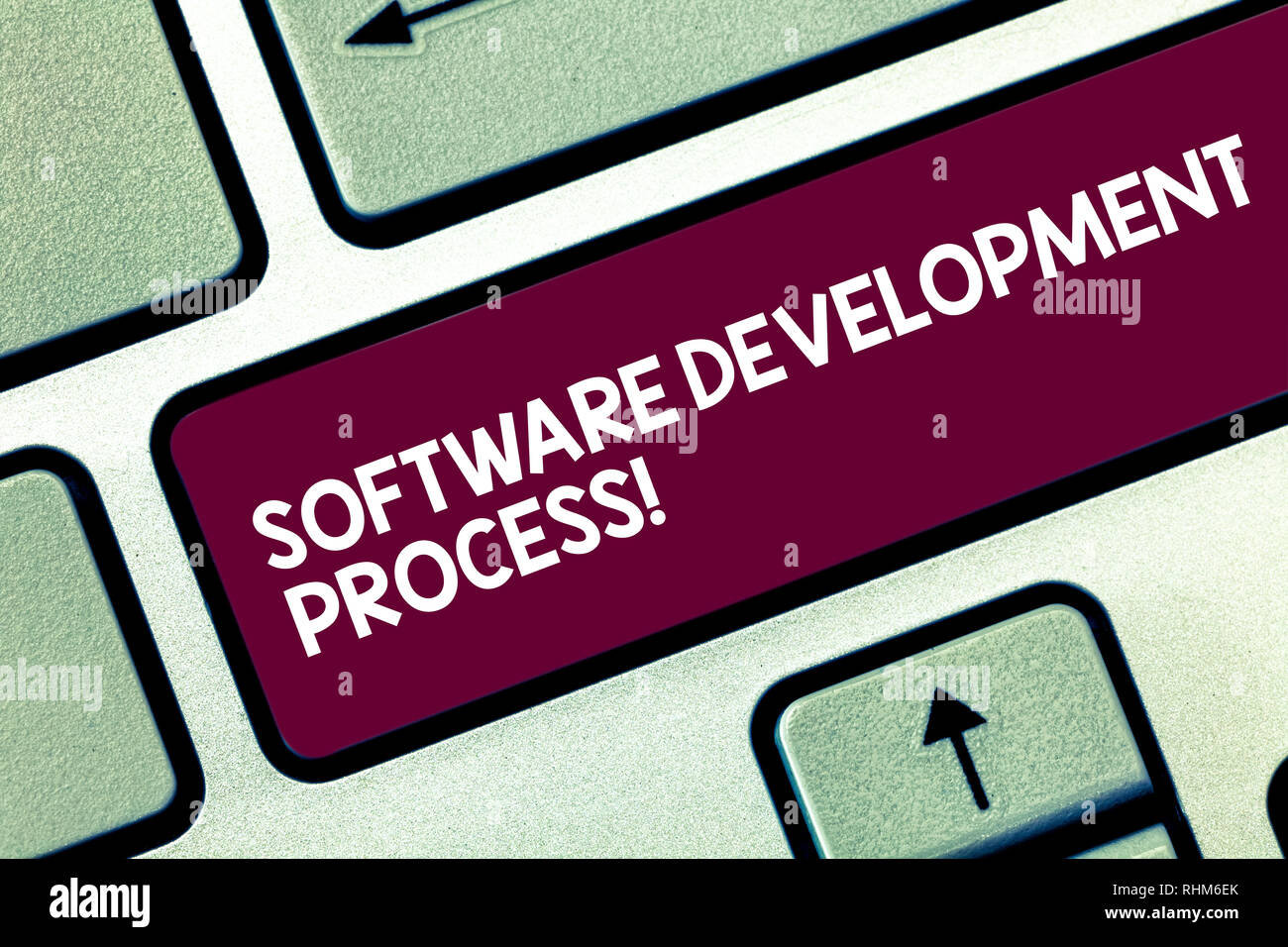 Text sign showing Software Development Process. Conceptual photo ...