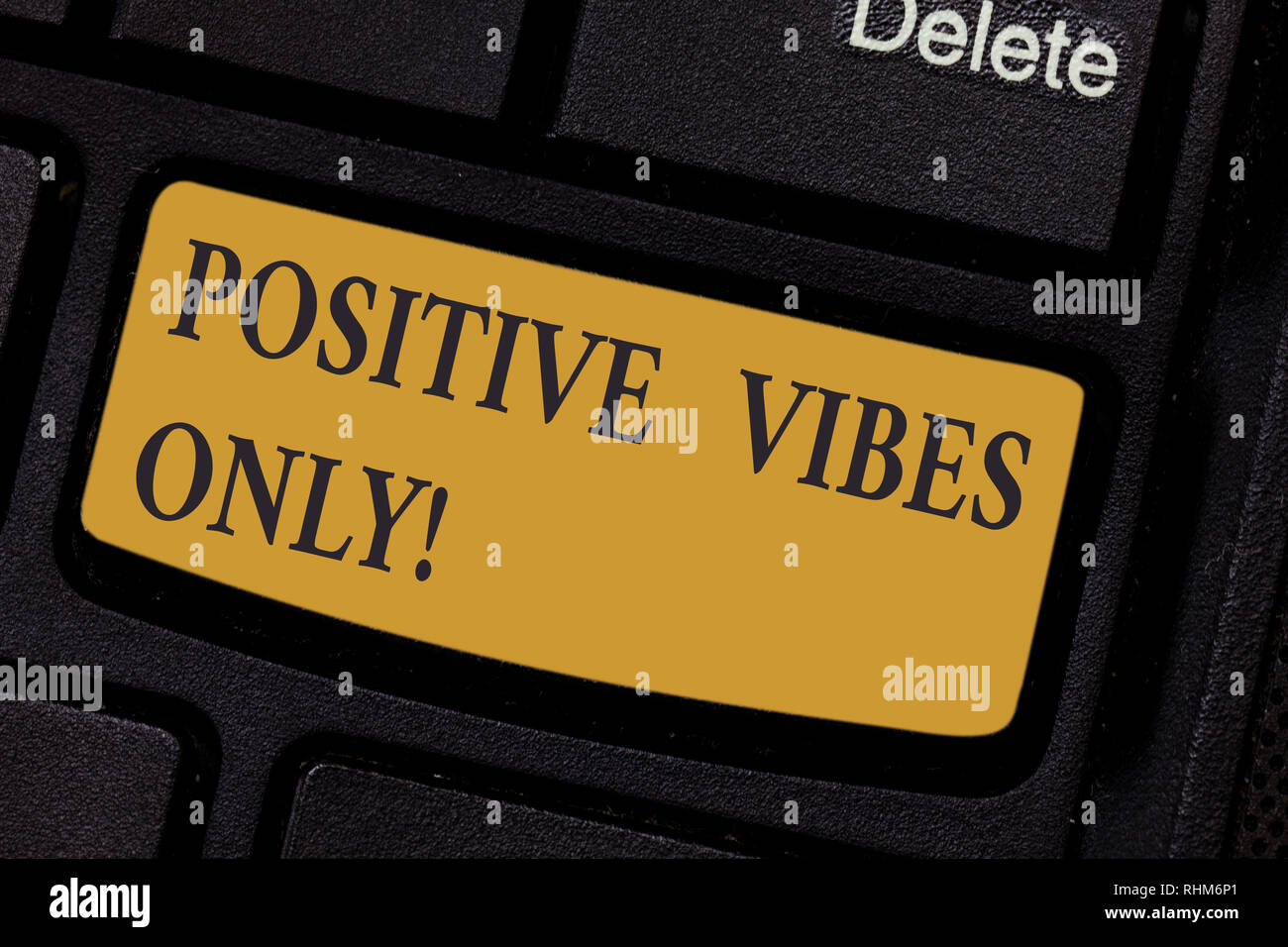 Writing note showing Positive Vibes Only. Business photo showcasing ...