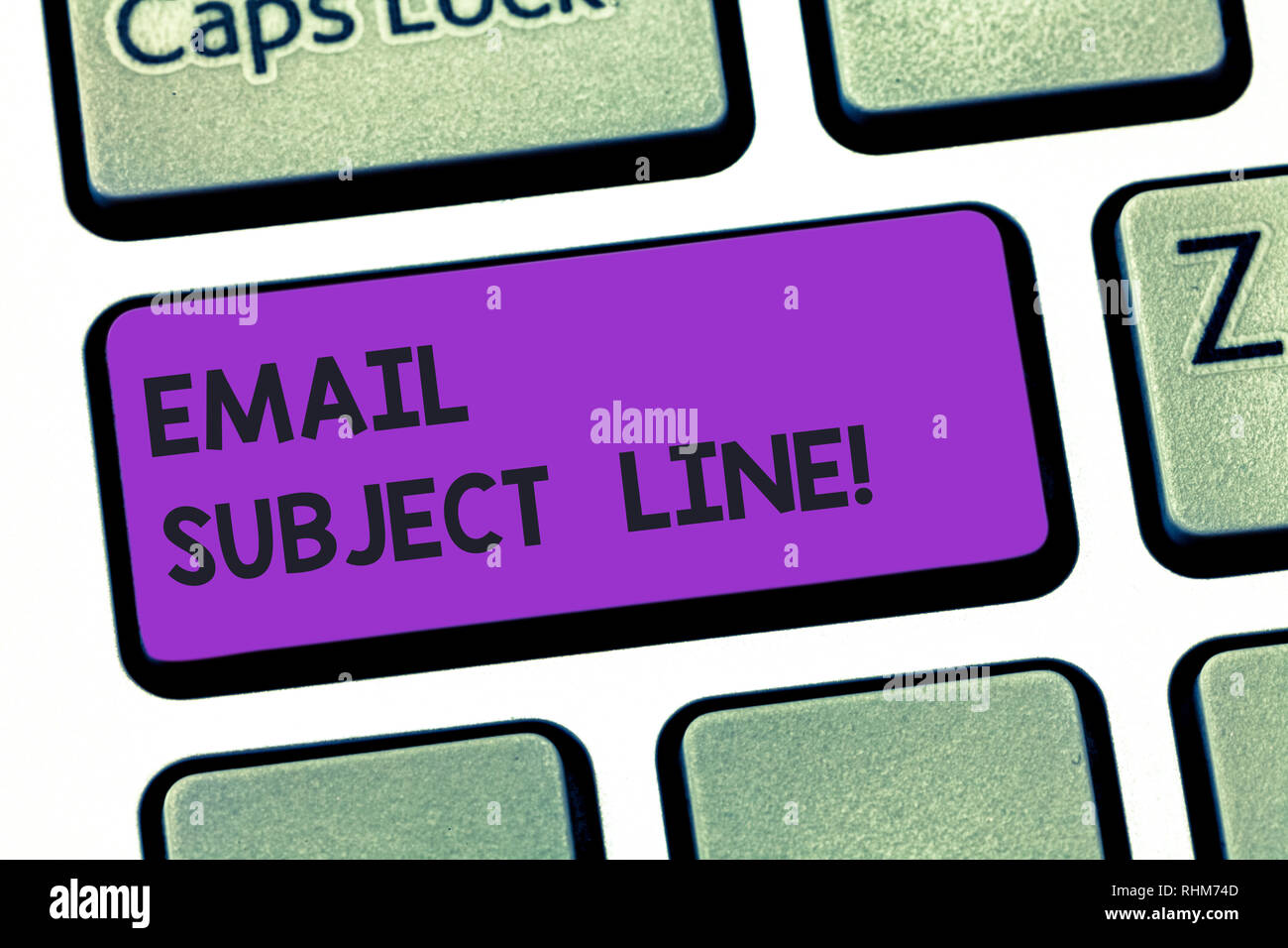 Handwriting text writing Email Subject Line. Concept meaning ...