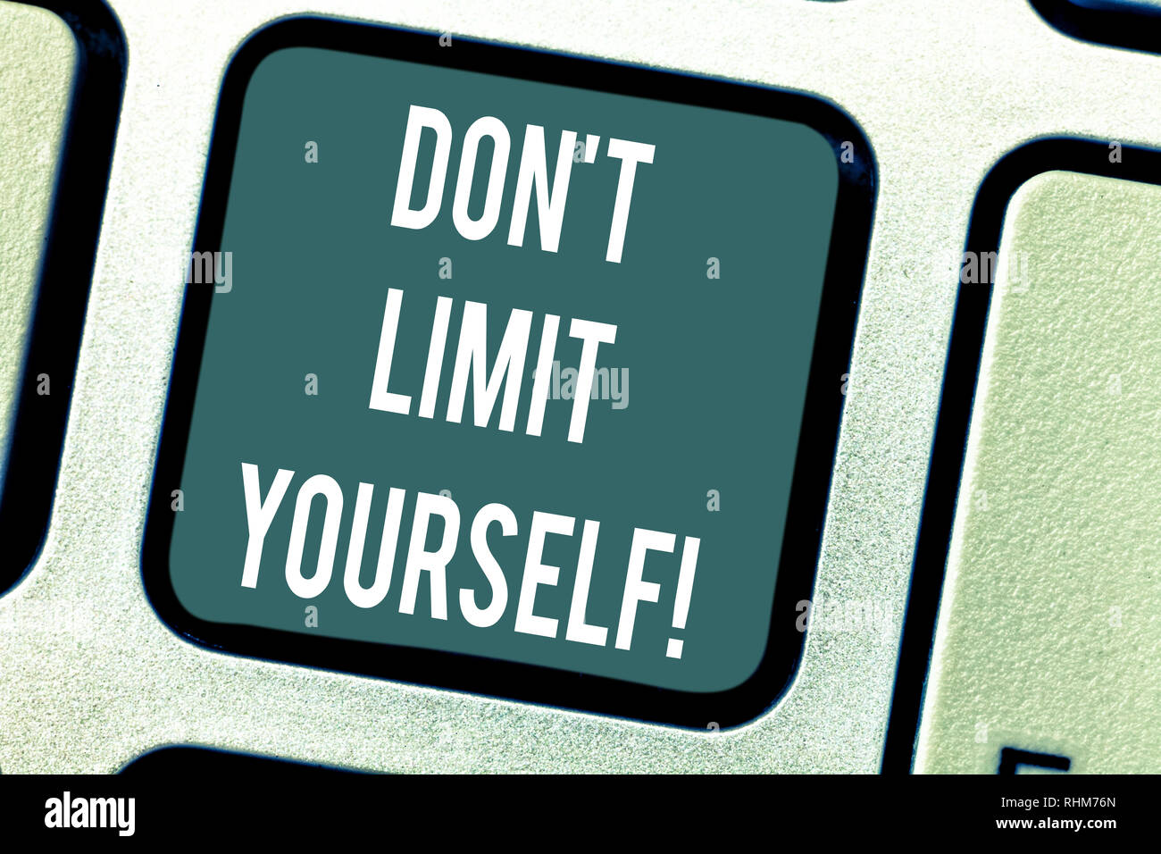 Word writing text Don T Limit Yourself. Business concept for ...