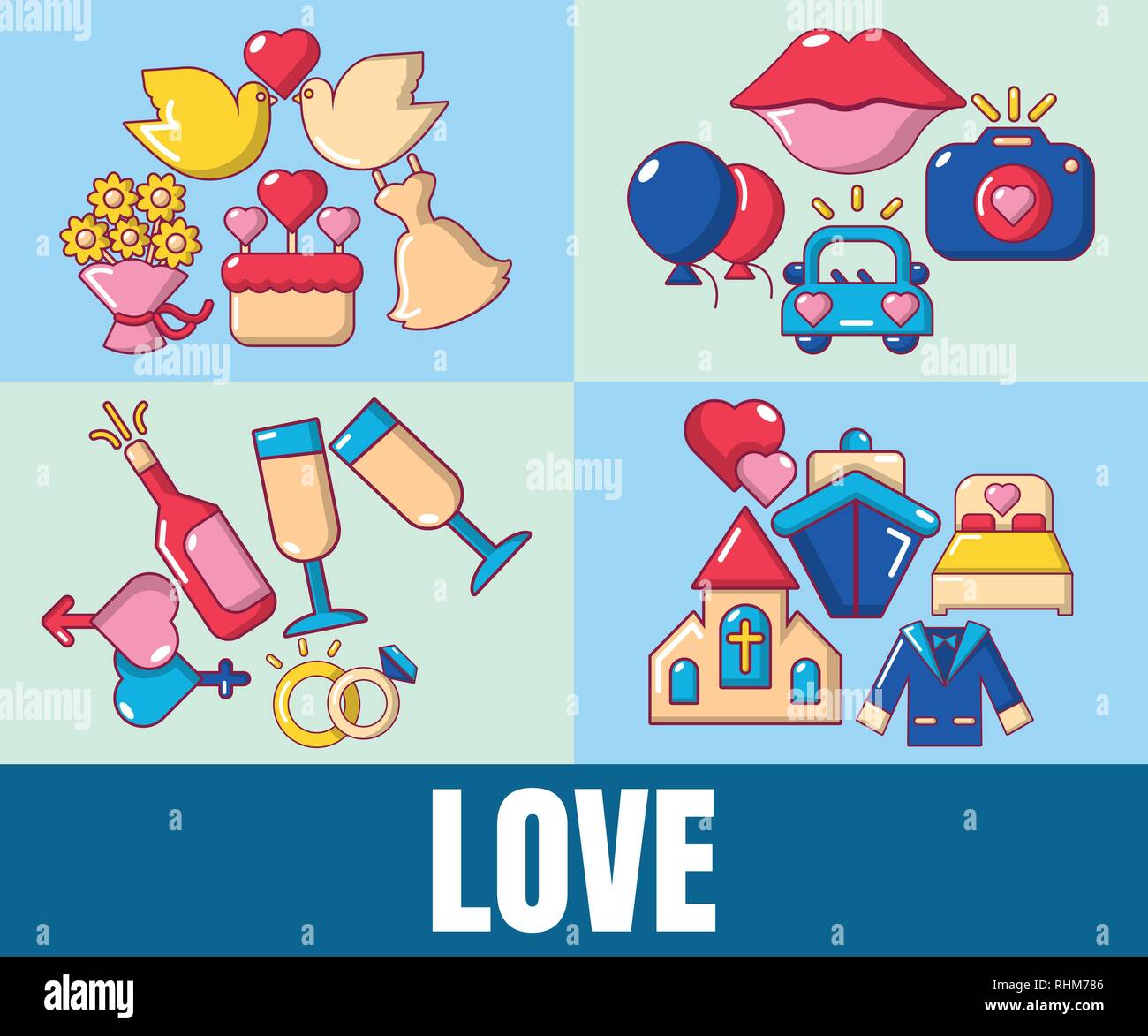 Love concept banner, cartoon style Stock Vector Image & Art - Alamy Love concept banner, cartoon style Stock Vector Image & Art - Alamy
