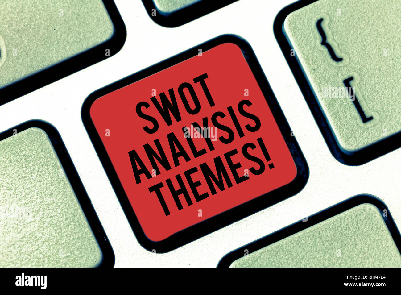 Handwriting text Swot Analysis Themes. Concept meaning Subject matter ...