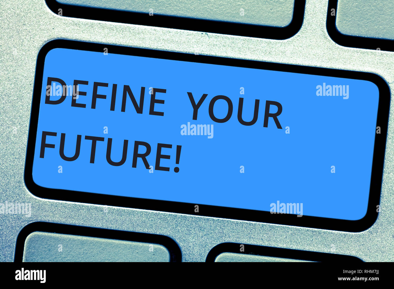 Writing note showing Define Your Future. Business photo showcasing ...