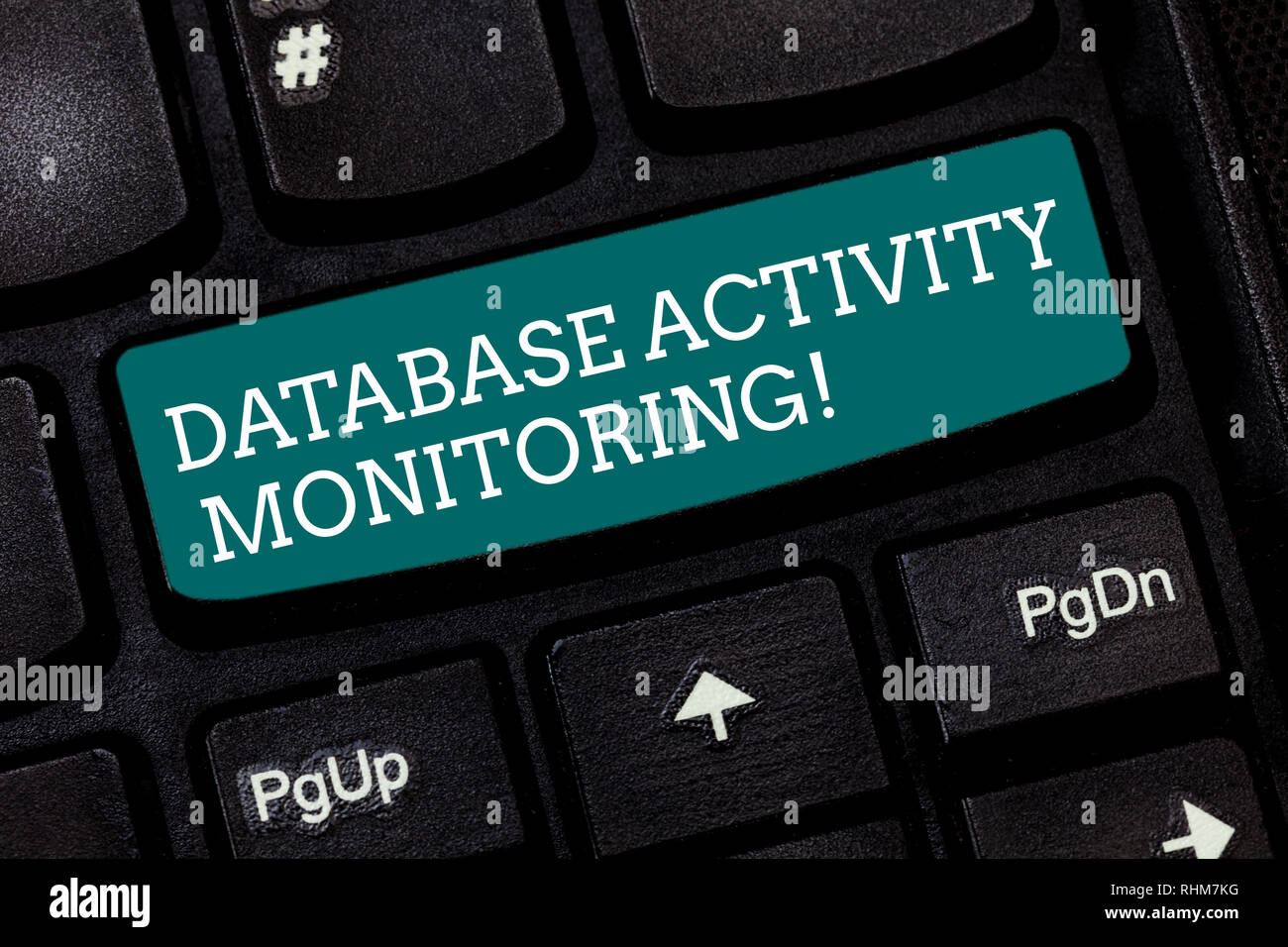 Writing note showing Database Activity Monitoring. Business photo ...
