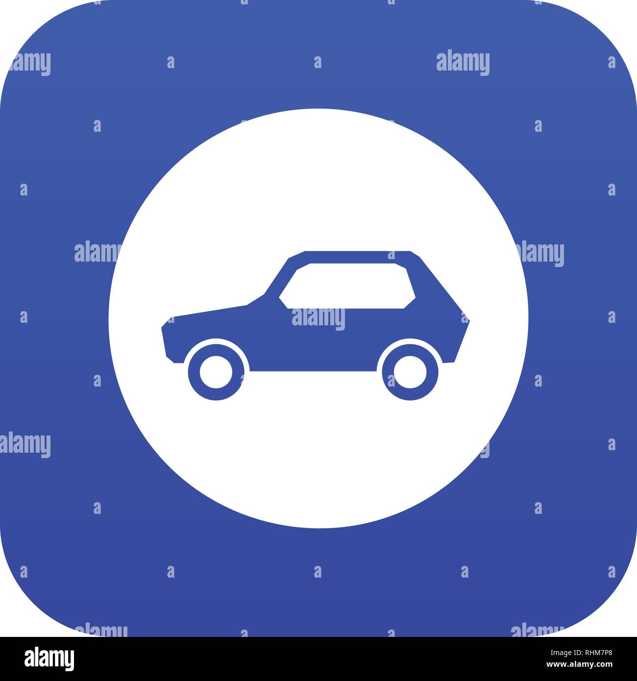 Only motor vehicles allowed road sign icon digital blue Stock Vector ...