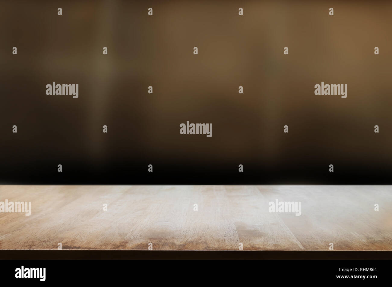 empty wooden table with blurred background Stock Photo - Alamy