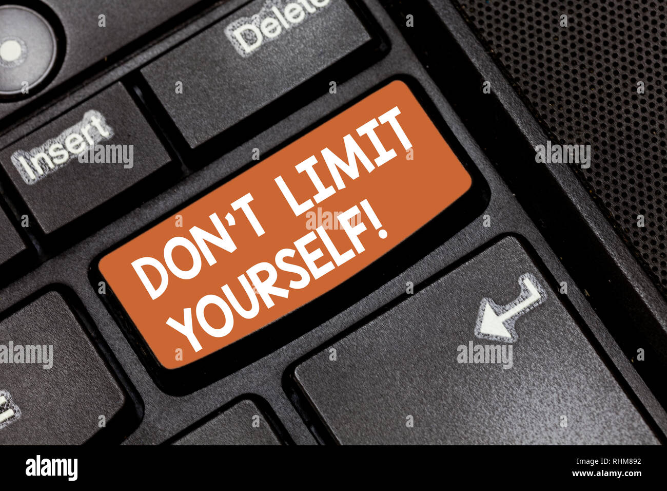 Word writing text Don T Limit Yourself. Business concept for ...