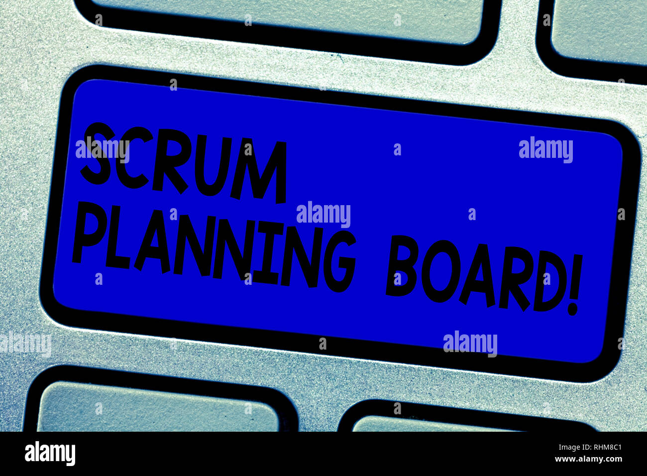 Handwriting text writing Scrum Planning Board. Concept meaning visual ...