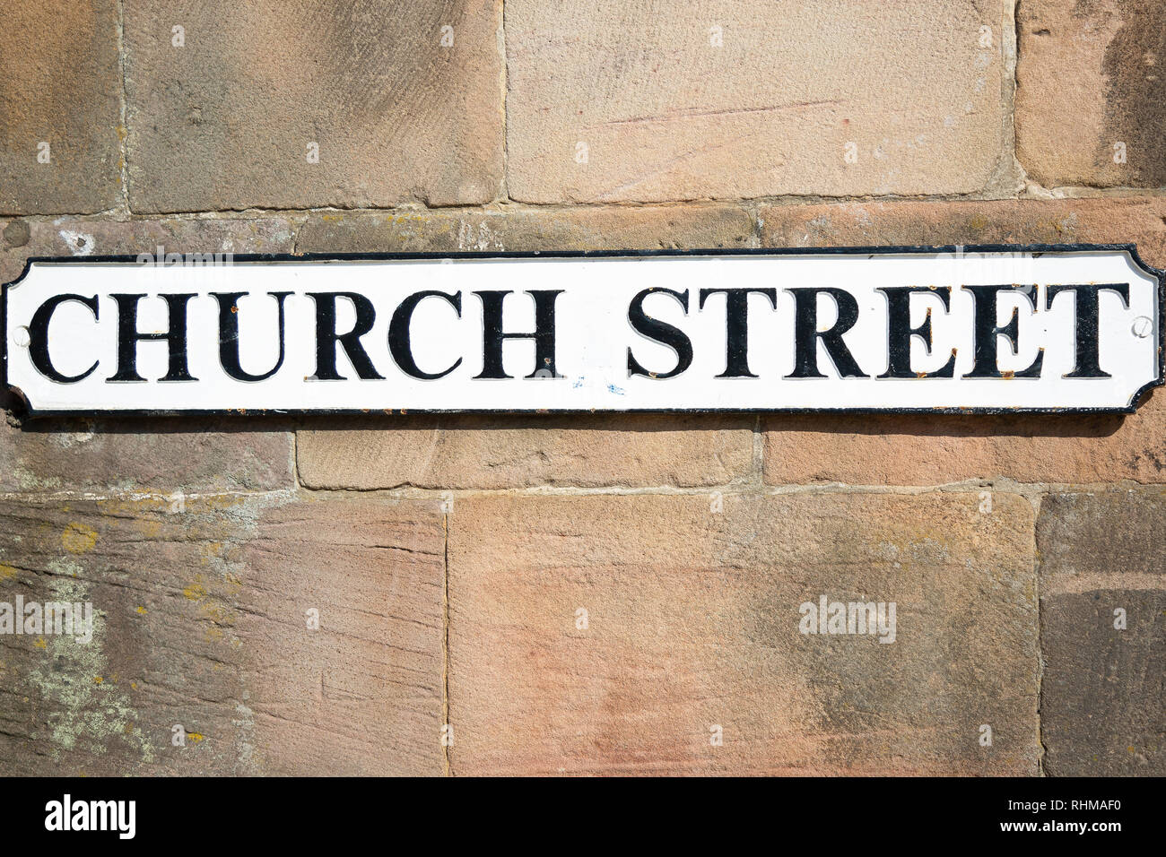 Victorian street sign on stone hi-res stock photography and images - Alamy