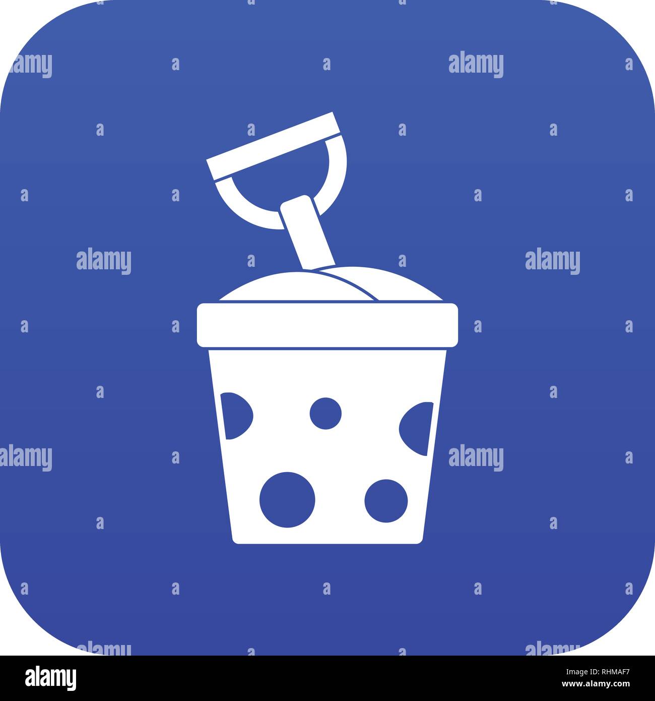 Blue plastic spade Stock Vector Images - Alamy