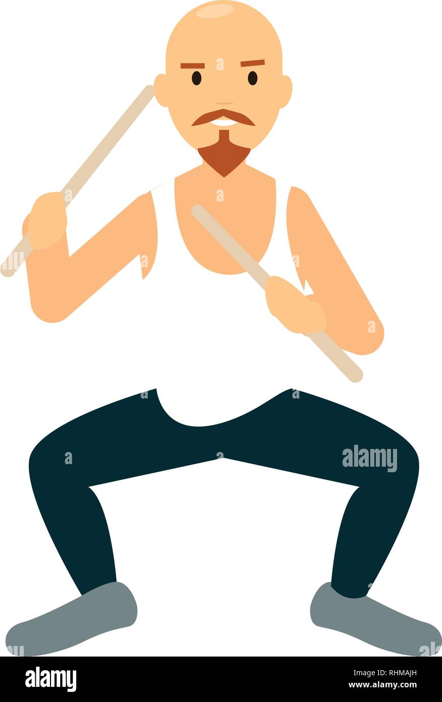 Guy playing drum Stock Vector Images - Alamy