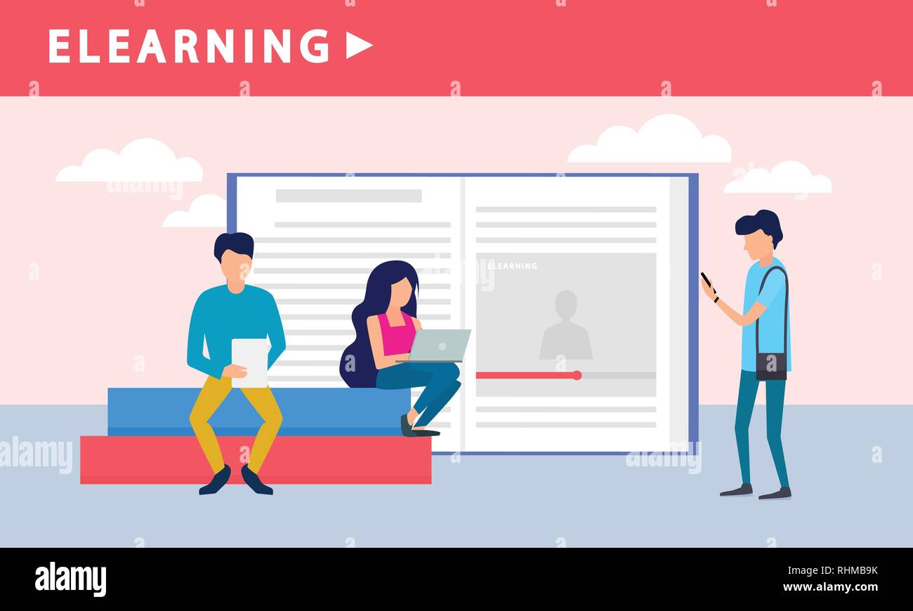 Elearning email Stock Vector Images - Alamy