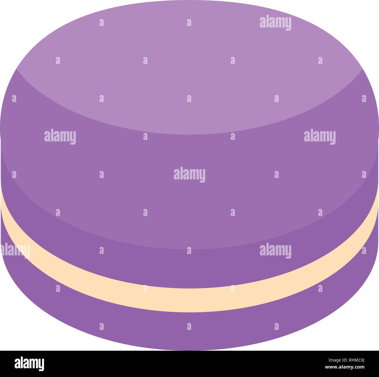 Violet macaroon icon, isometric style Stock Vector Image & Art - Alamy