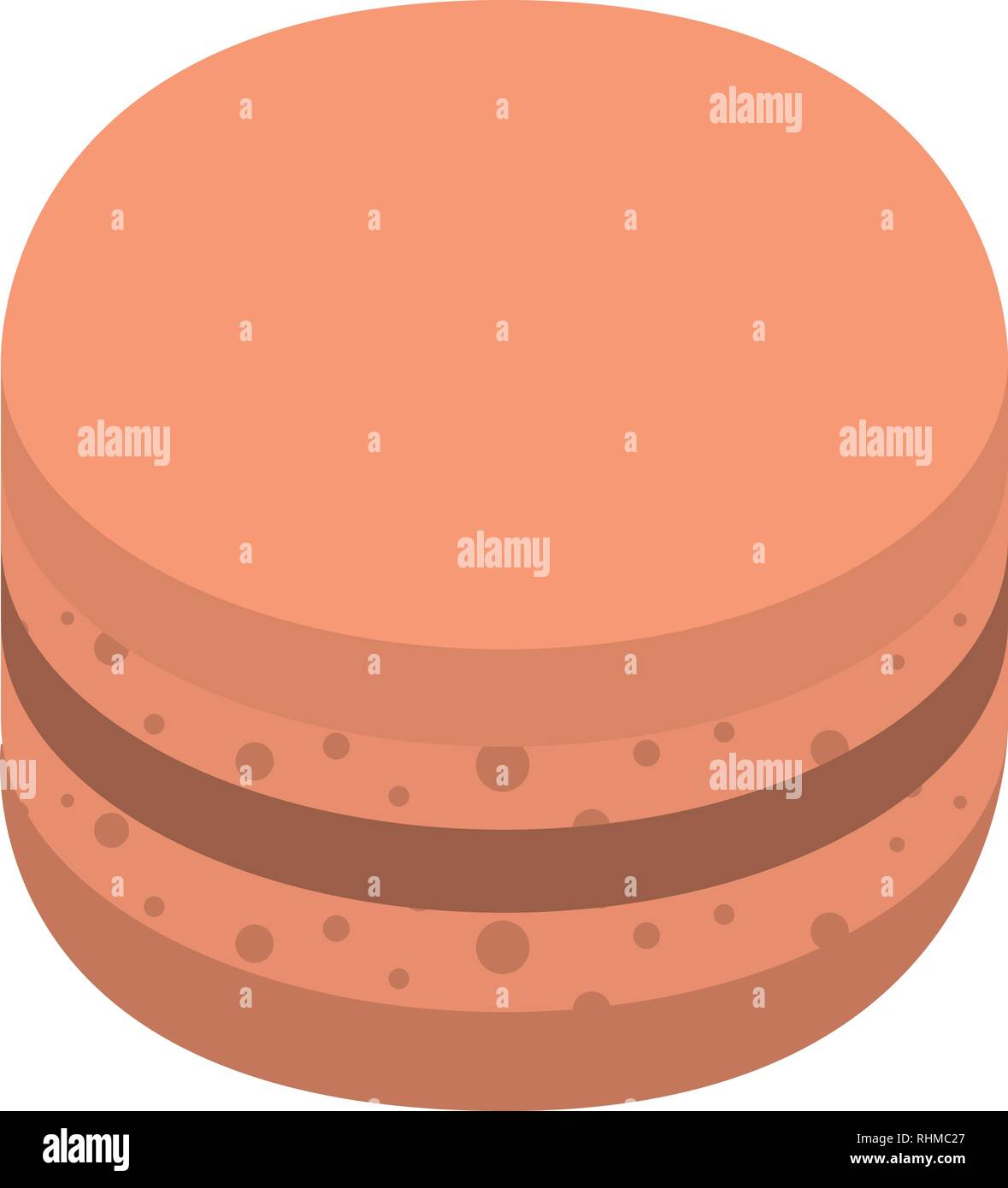 Macaron delicious dessert isometric Stock Vector Images - Alamy