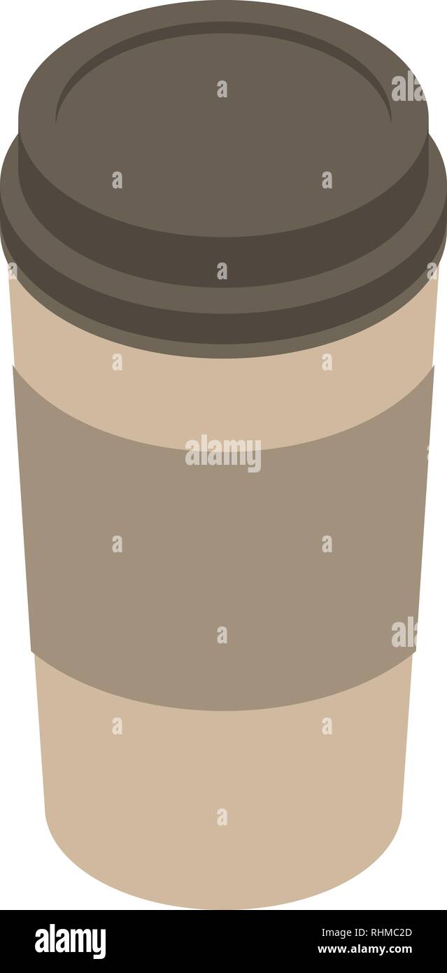 Plastic coffee cup icon, isometric style Stock Vector Image & Art - Alamy