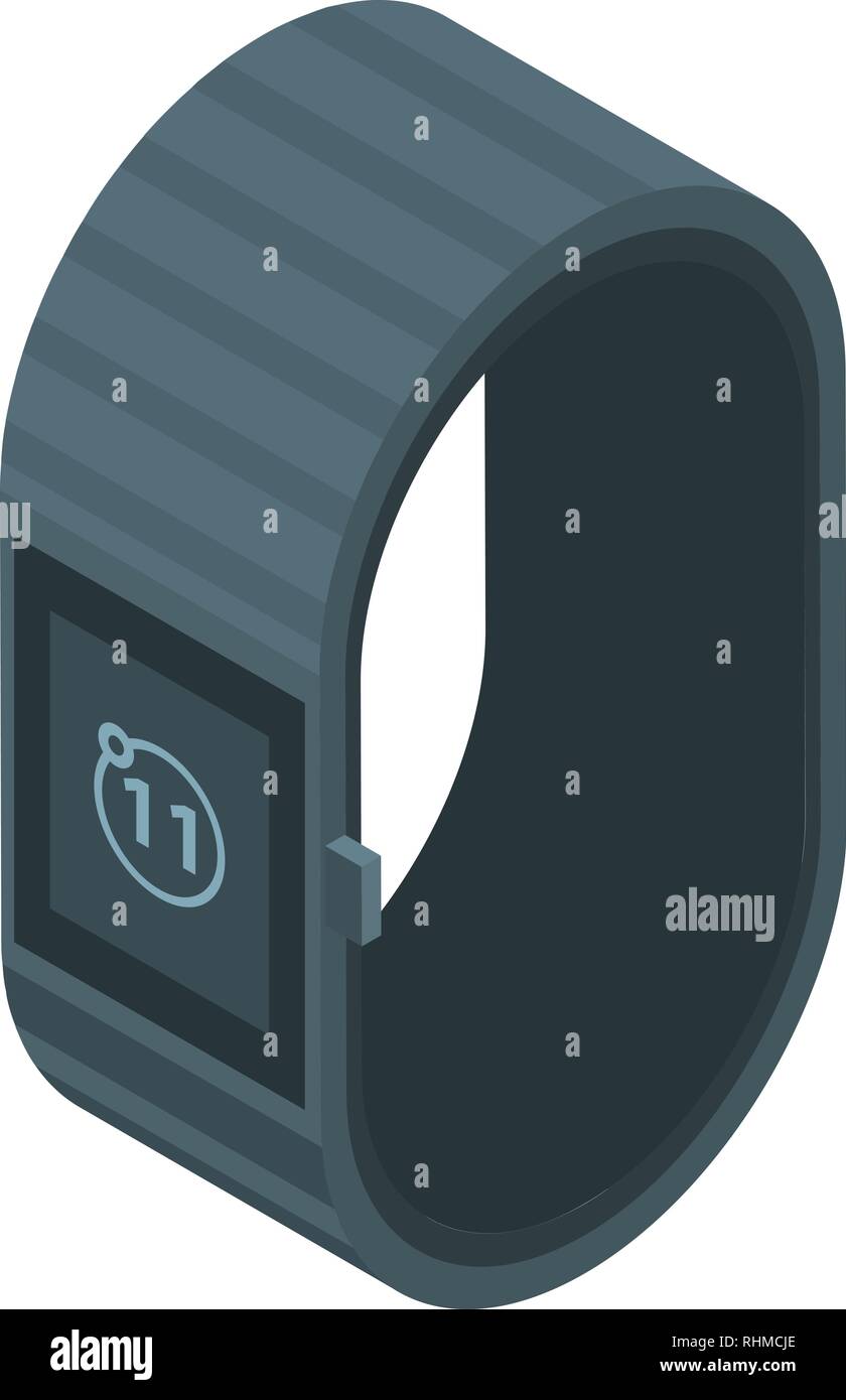 Waterproof smart band icon, isometric style Stock Vector Image & Art ...