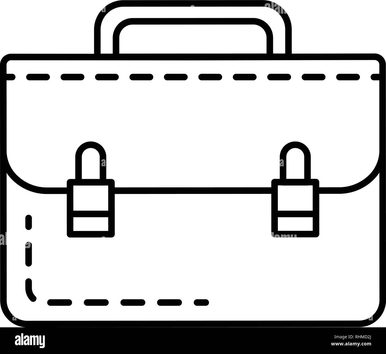 Briefcase bag hand carry Black and White Stock Photos & Images - Alamy