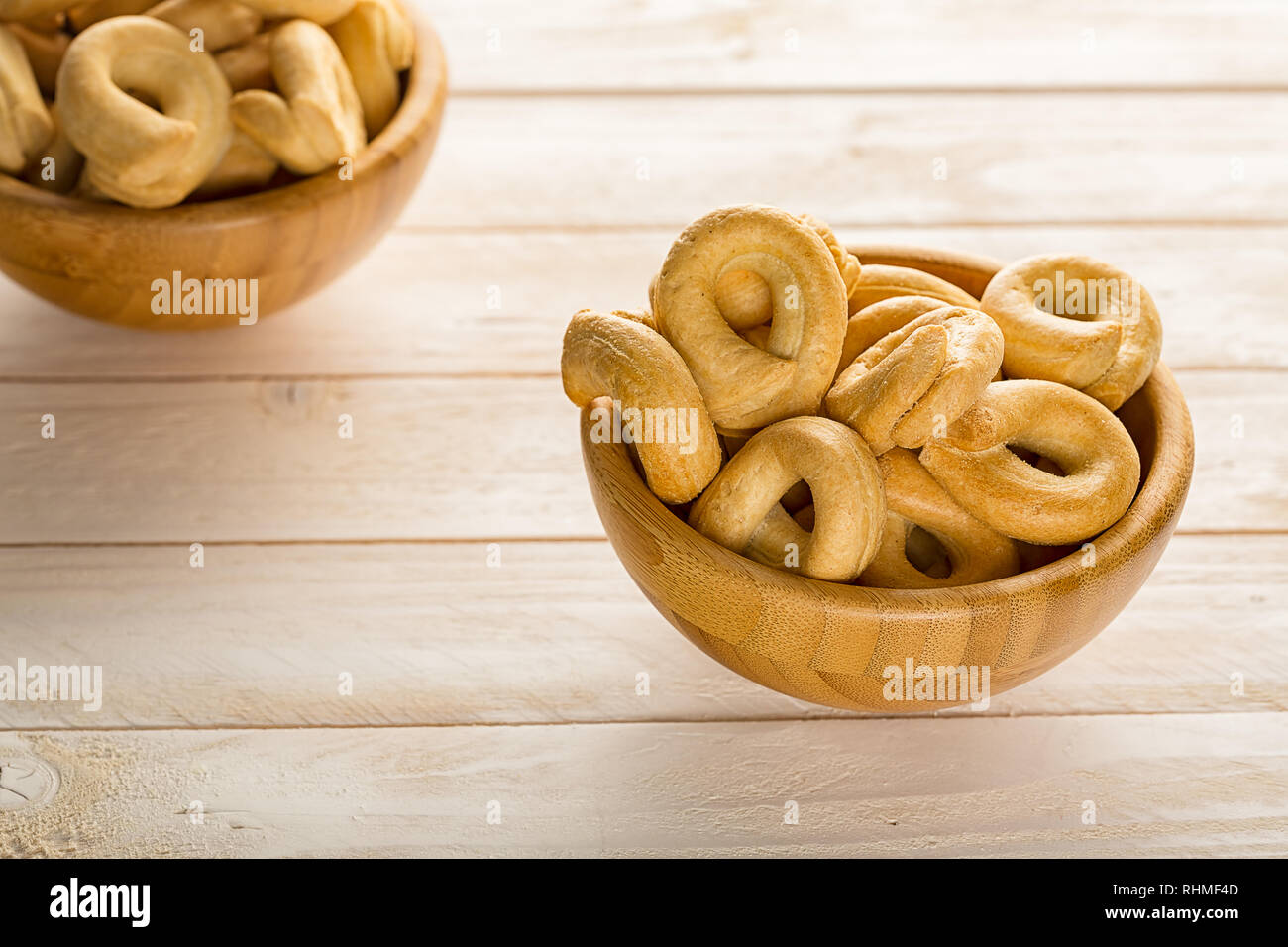 Taralli are snack food, a type of bread common throughout the southern ...