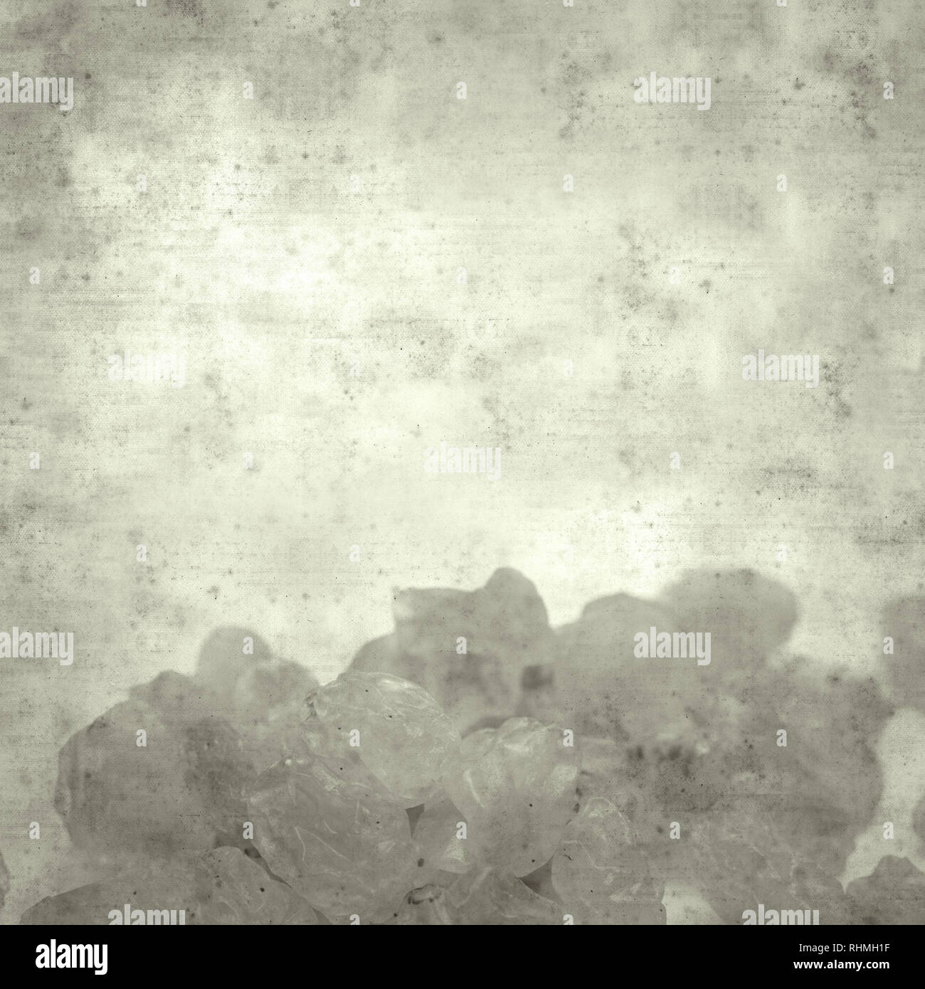 textured stylish old paper background, square, with blond raisins Stock ...