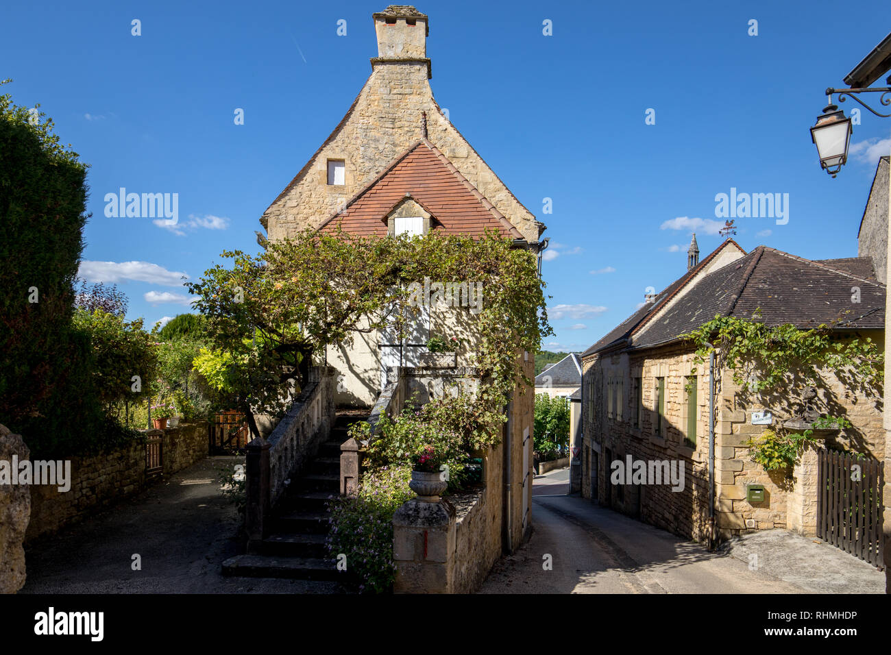 The Village of Carlux in Dordogne valley, Aquitaine, France Stock Photo ...