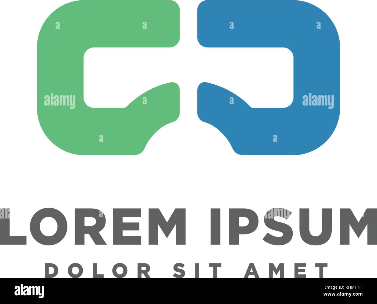 Virtual Reality, VR, vision logo template vector illustration, icon ...