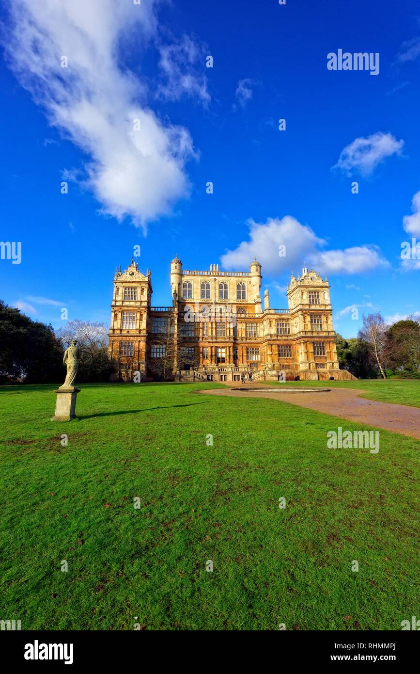 Wollaton Hall Nottingham England uk Stock Photo - Alamy