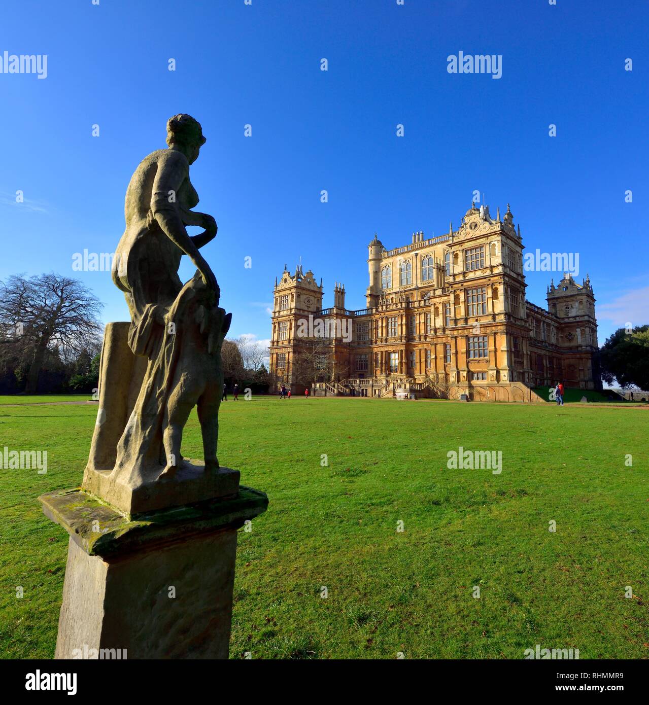 Wollaton Hall Nottingham England uk Stock Photo - Alamy
