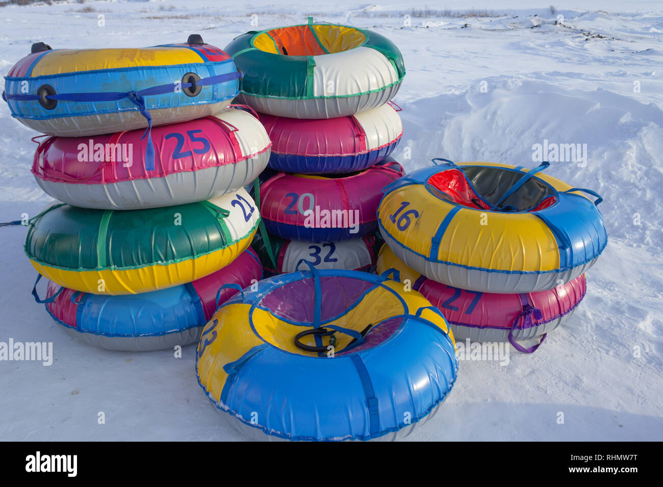 Tubing slope hi-res stock photography and images - Alamy