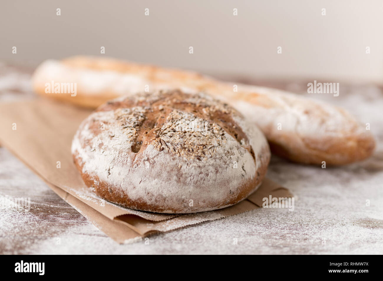 Bread loaf packet hi-res stock photography and images - Alamy