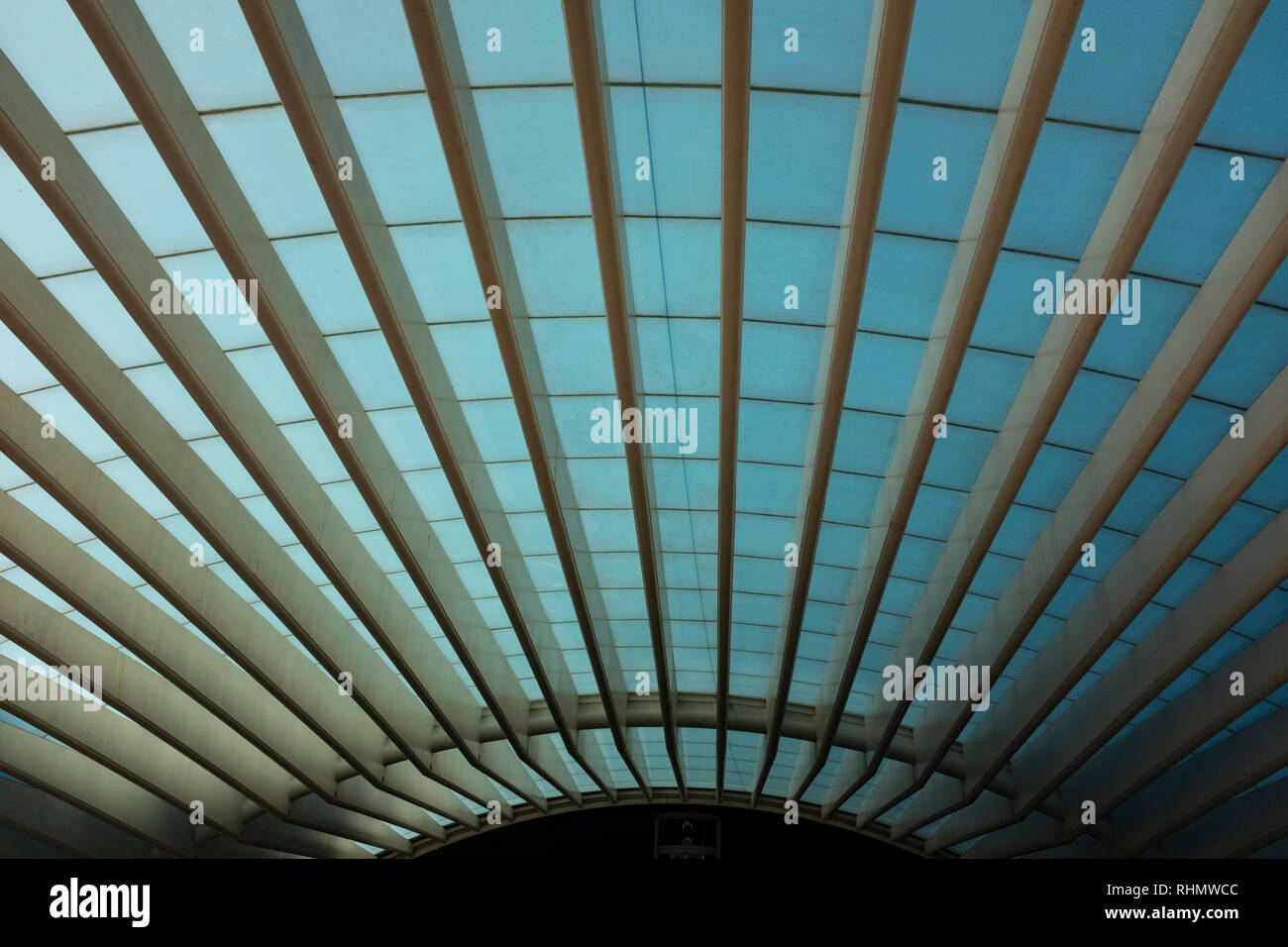 Oriente Railway Station Glass Canopy by Santiago Calatrava Lisbon ...
