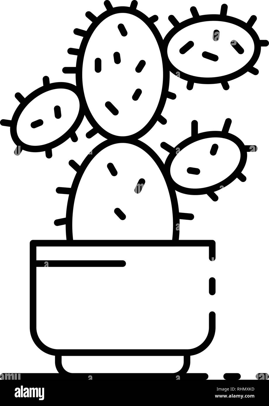 Desert heart of cactus Black and White Stock Photos & Images - Alamy