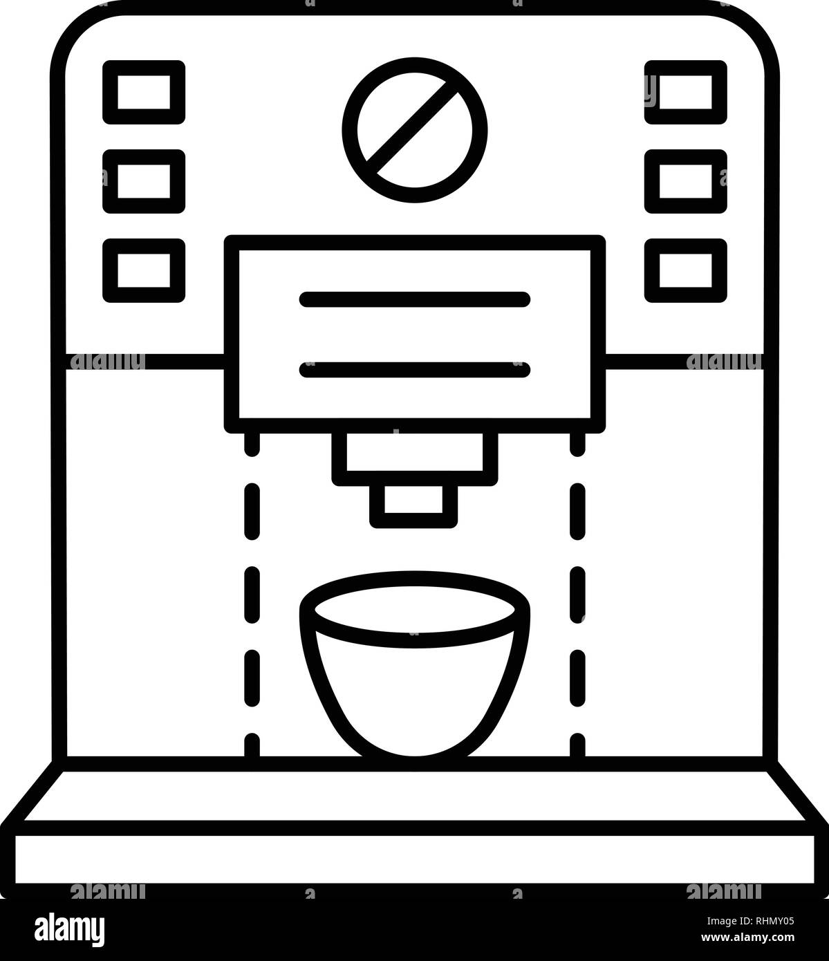 Office coffee vending machine Black and White Stock Photos & Images - Alamy