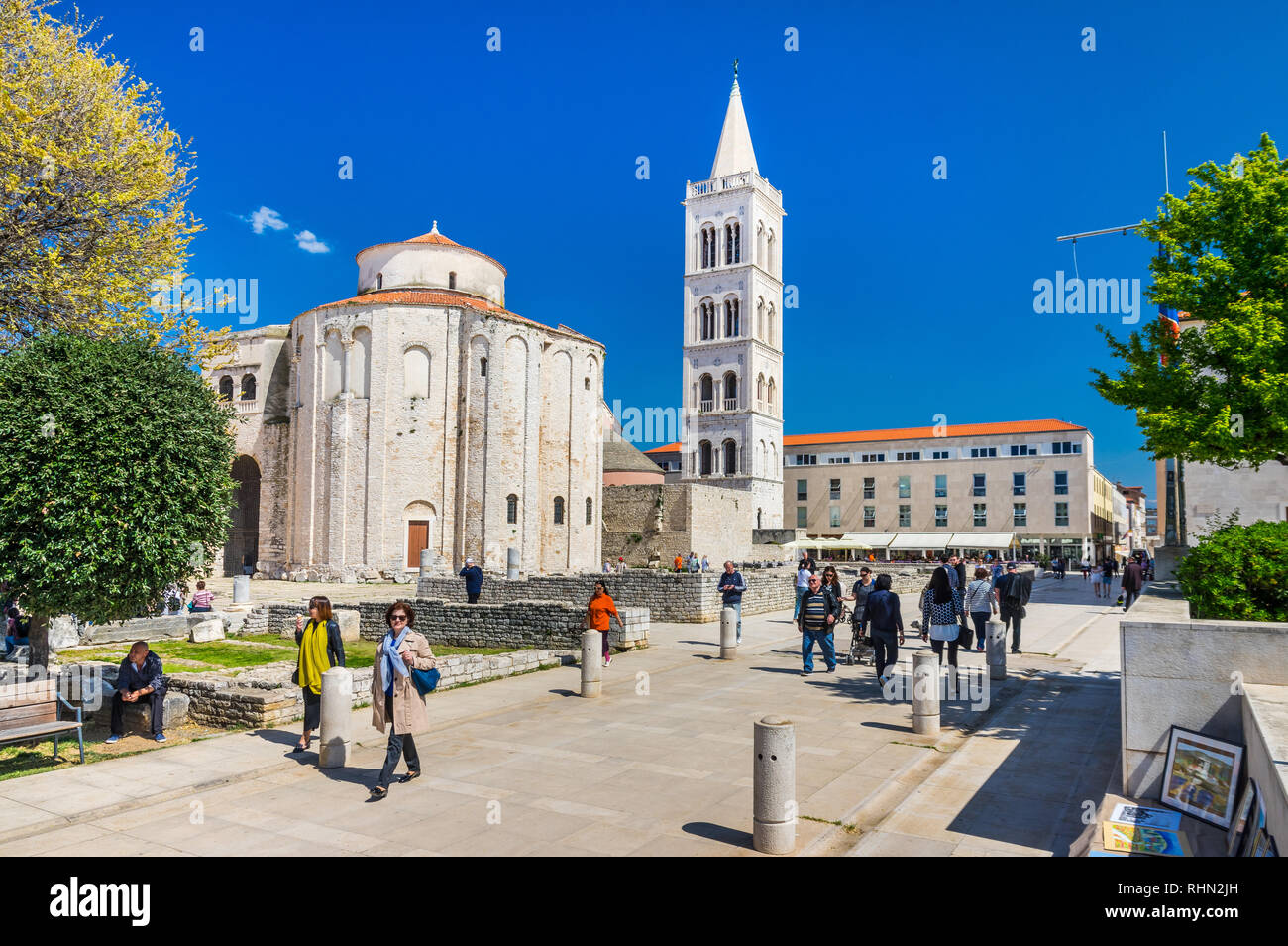 Ancient landmarks of zadar view hi-res stock photography and images - Alamy
