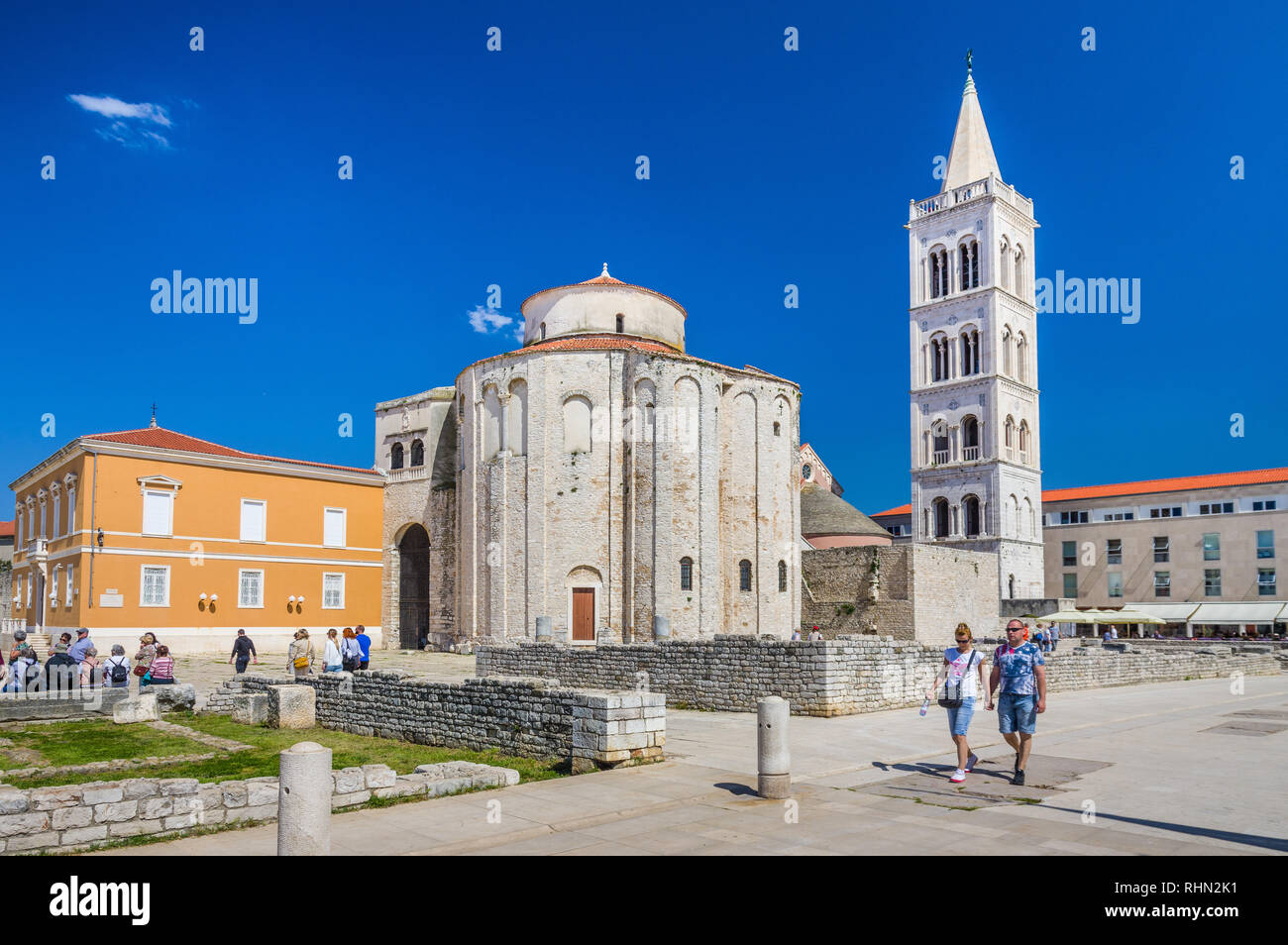 Ancient landmarks of zadar view hi-res stock photography and images - Alamy