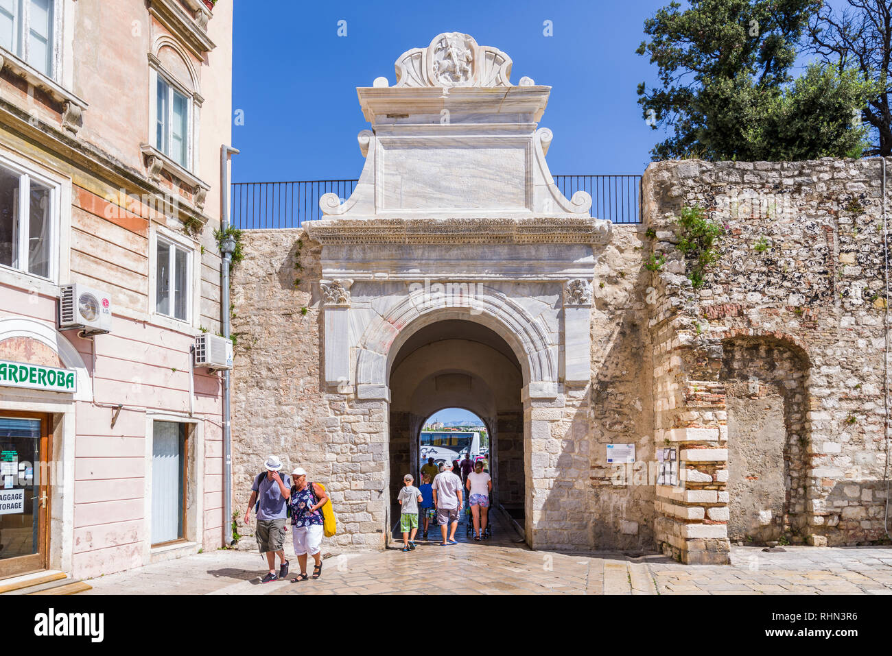Ancient landmarks of zadar view hi-res stock photography and images - Alamy