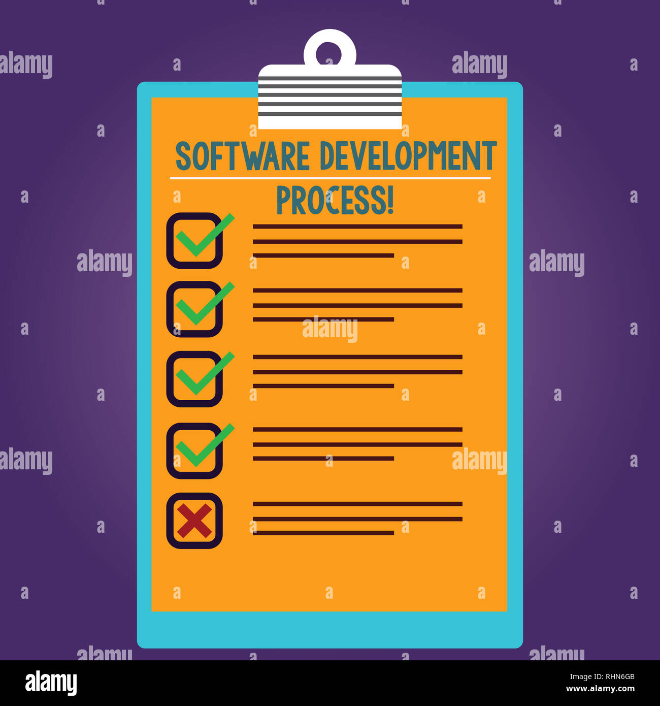 Word writing text Software Development Process. Business concept for ...