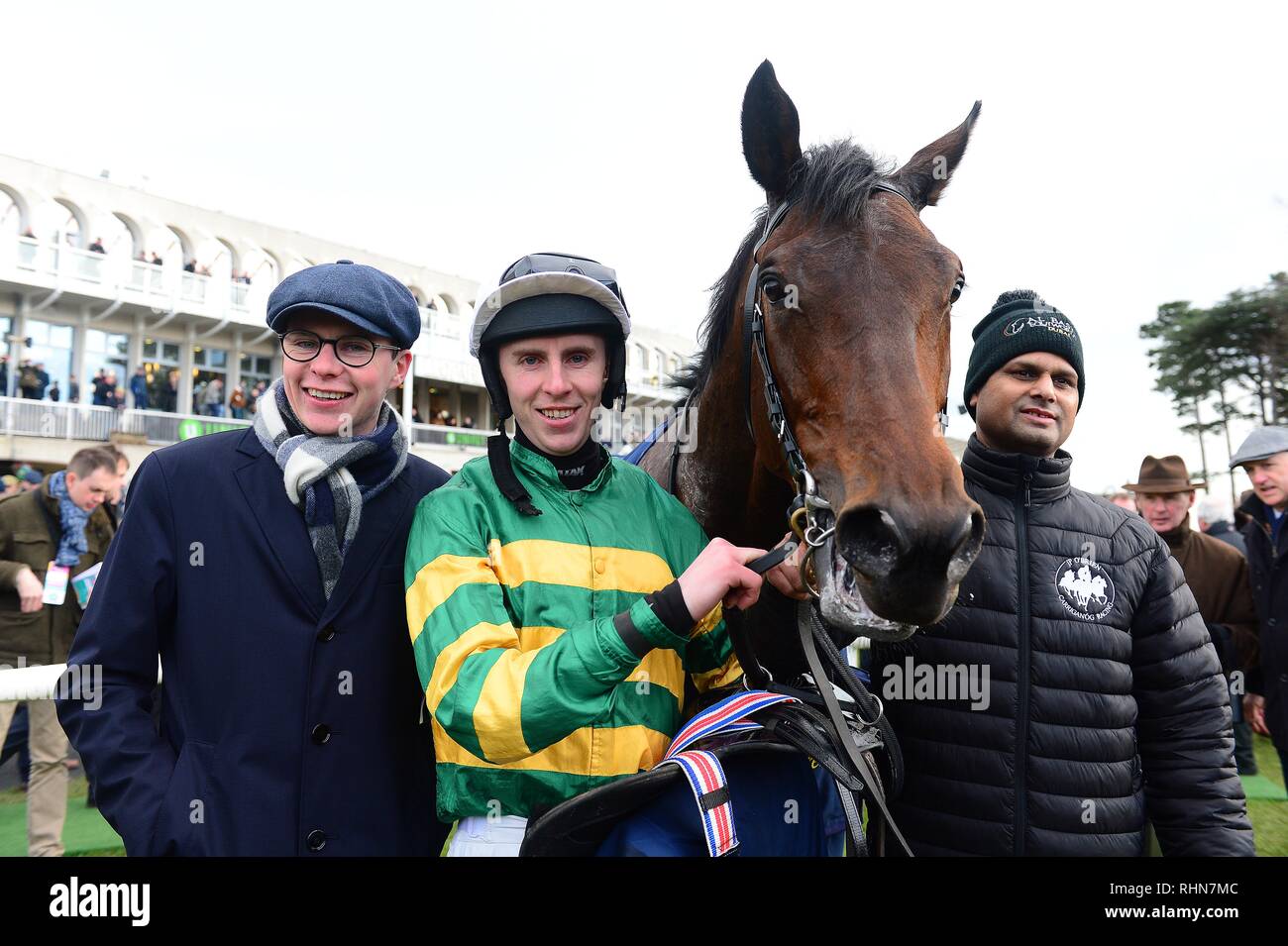 Sir Erec and Mark Walsh celebrate winning win the Tattersalls Ireland ...