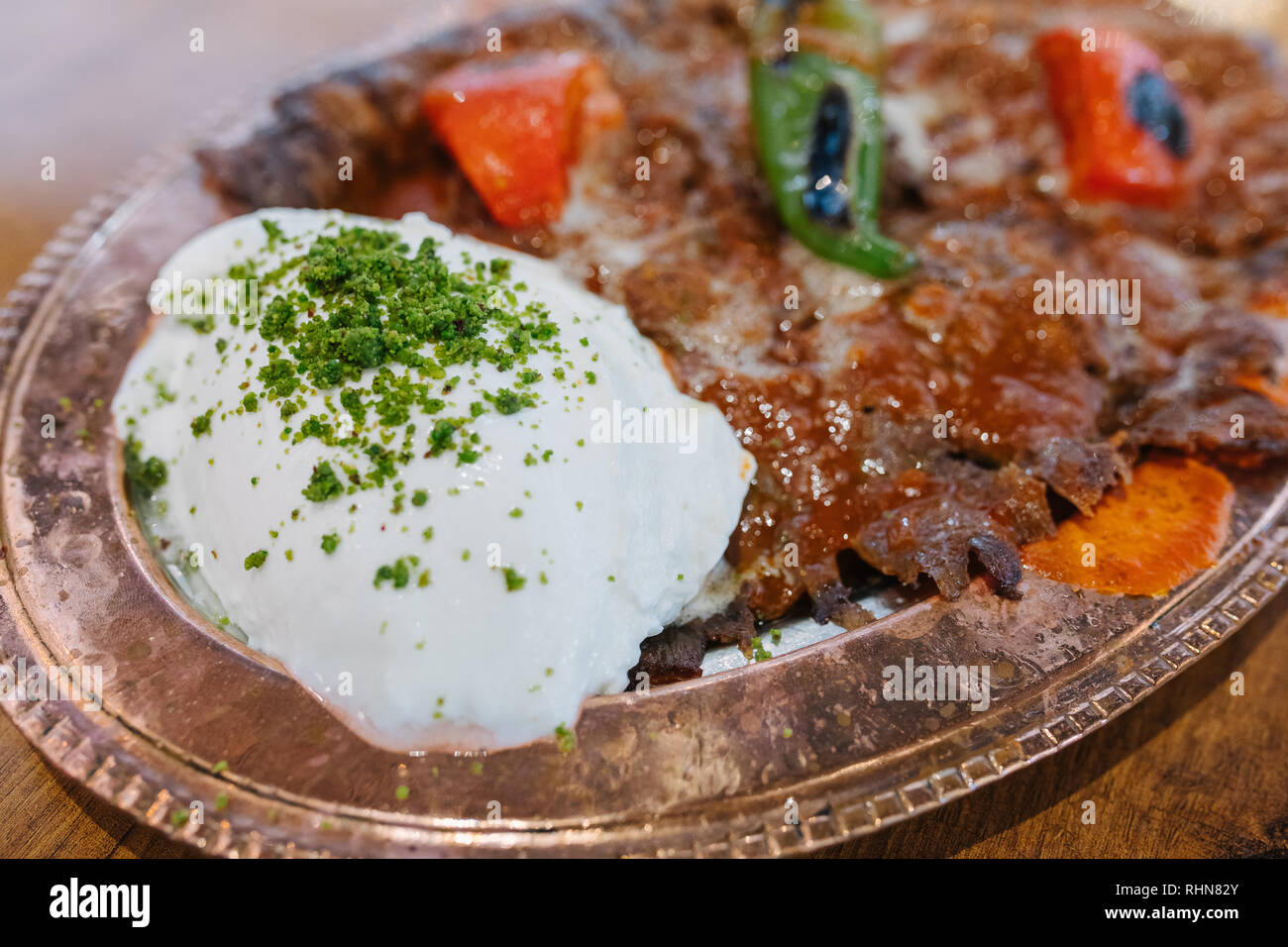 Turkish Doner Kebab, Shawarma or Gyros. Traditional Turkish Doner Kebab ...