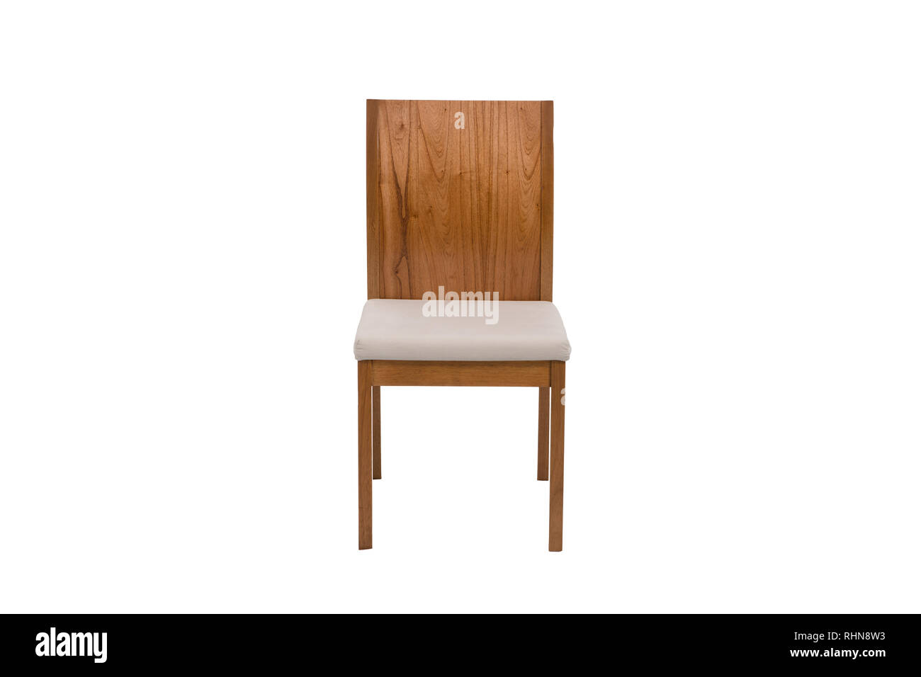 Wood chair. Object isolated of white background Stock Photo - Alamy