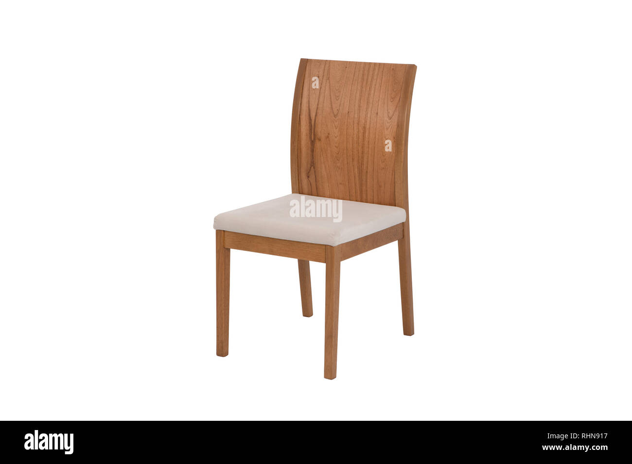 Wood chair. Object isolated of white background Stock Photo - Alamy