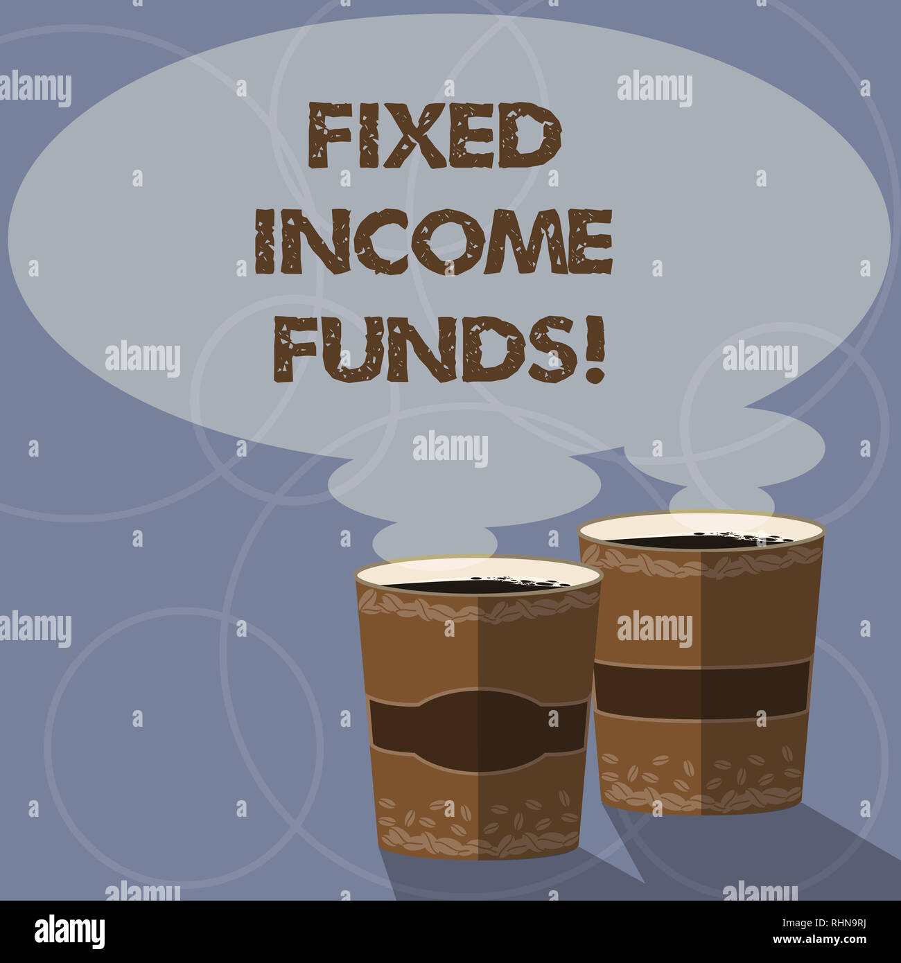 Conceptual hand writing showing Fixed Income Funds. Business photo ...