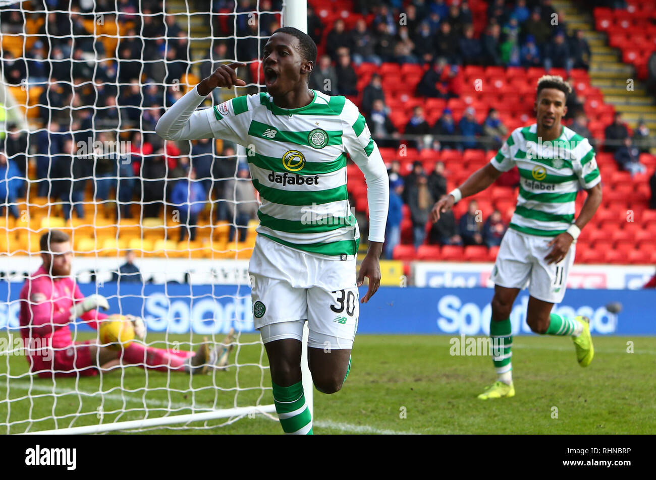 McDiarmid Park, Perth, UK. 3rd Feb, 2019. Ladbrokes Premiership ...