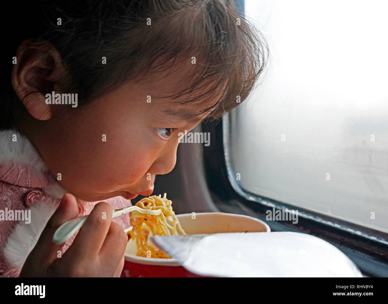 China instant noodles train hi-res stock photography and images - Alamy