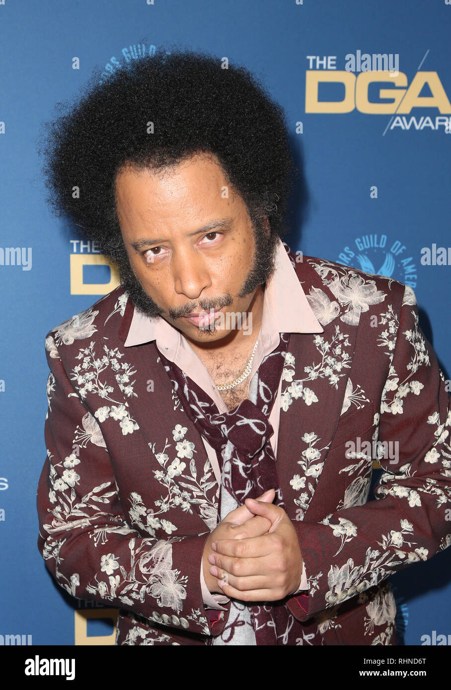 Los Angeles, USA. 2nd Feb, 2019. Boots Riley at the 71st Annual DGA ...