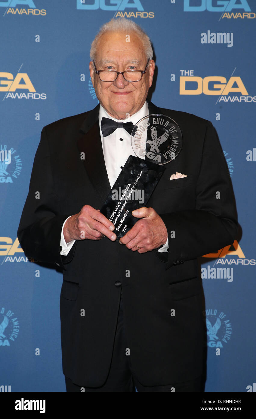 Los Angeles, USA. 2nd Feb, 2019. Don Mischer at the 71st Annual DGA ...
