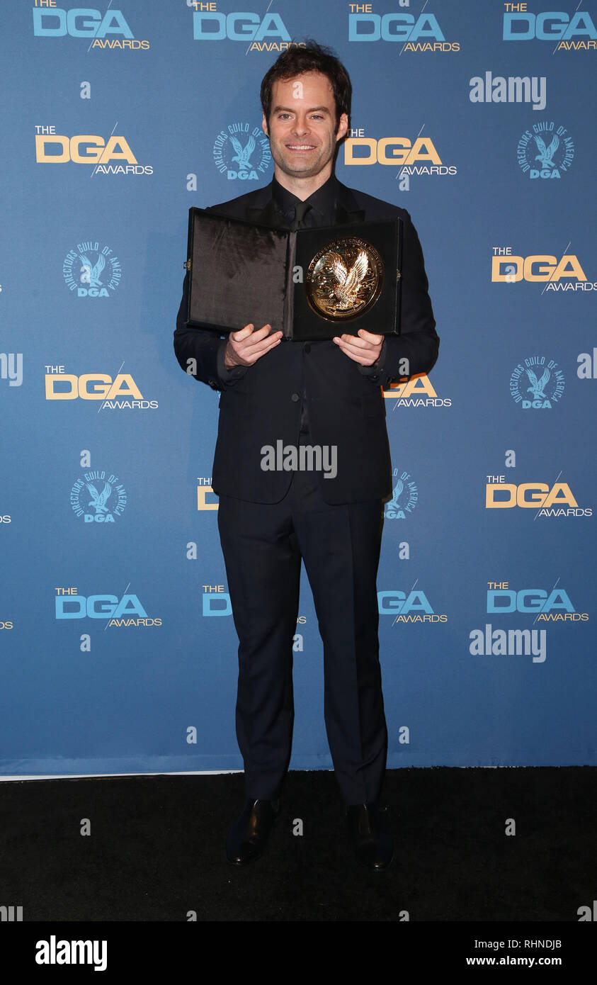 Los Angeles, USA. 2nd Feb, 2019. Ben Hader at the 71st Annual DGA ...