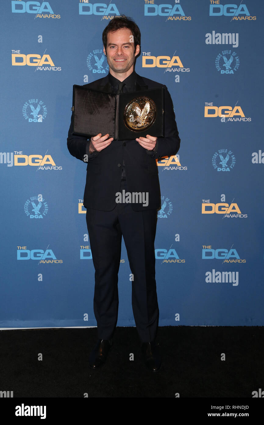 Los Angeles, USA. 2nd Feb, 2019. Ben Hader at the 71st Annual DGA ...